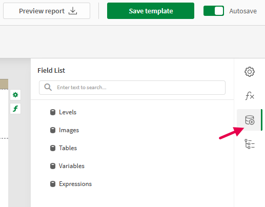 Adding images to the report template | Qlik Cloud Help