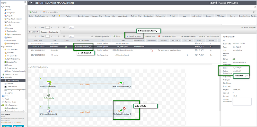 Restartability example | Restartability with Talend Studio and Talend ...